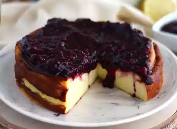 Recept na tvarohový koláč s kondenzovaným mlékem
